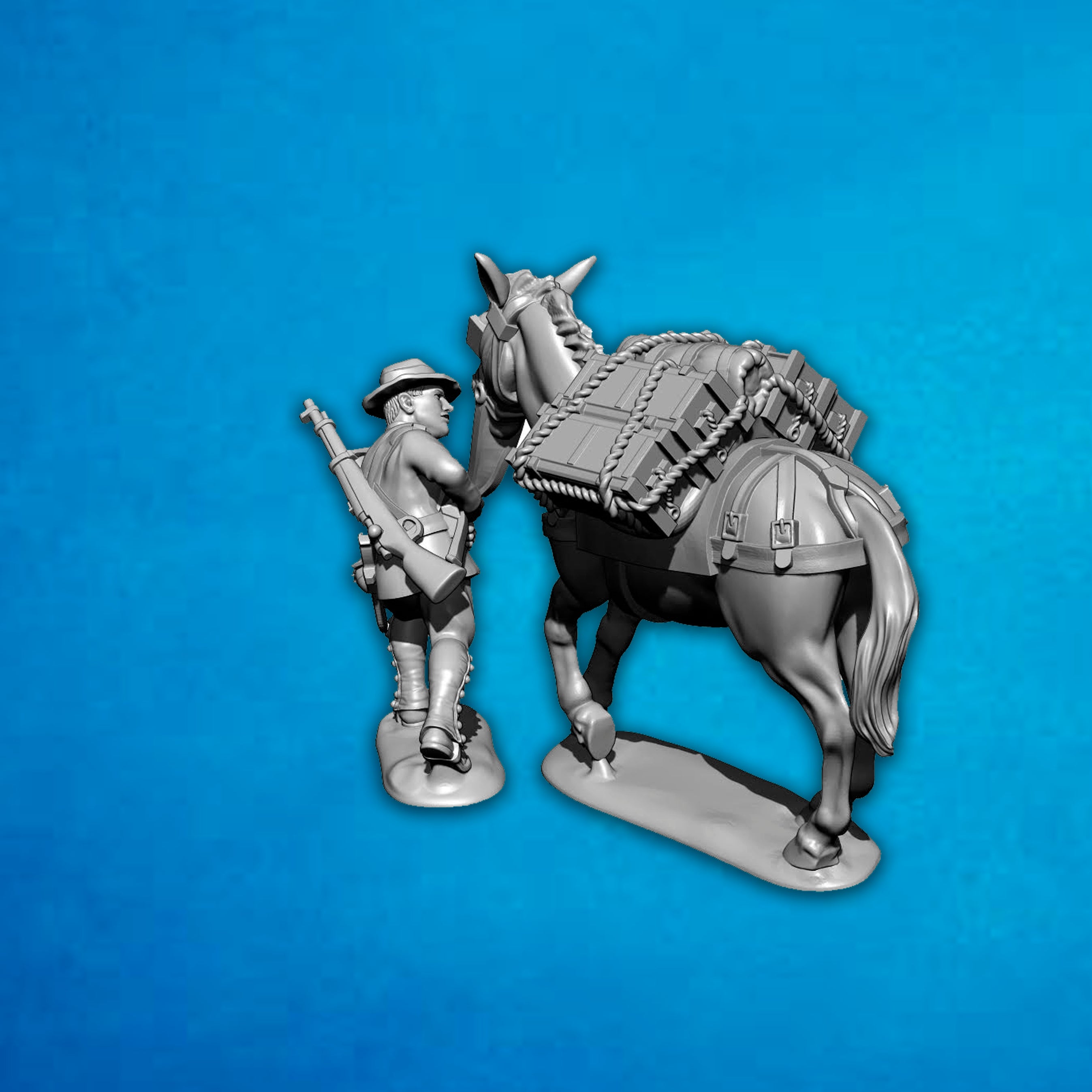 Ejército Español - Mula de intendencia Pack 2 - 1921/1927 — Baraka GM